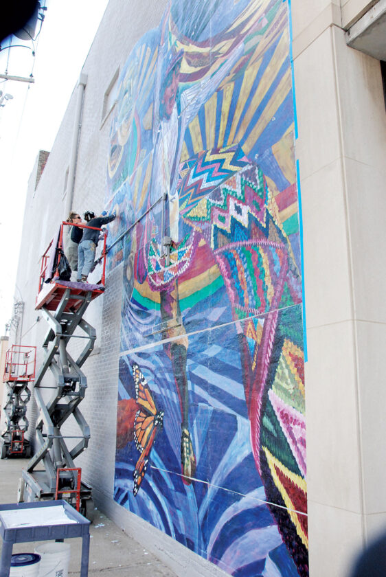 New mural goes up at Actors Guild | News, Sports, Jobs - News and Sentinel